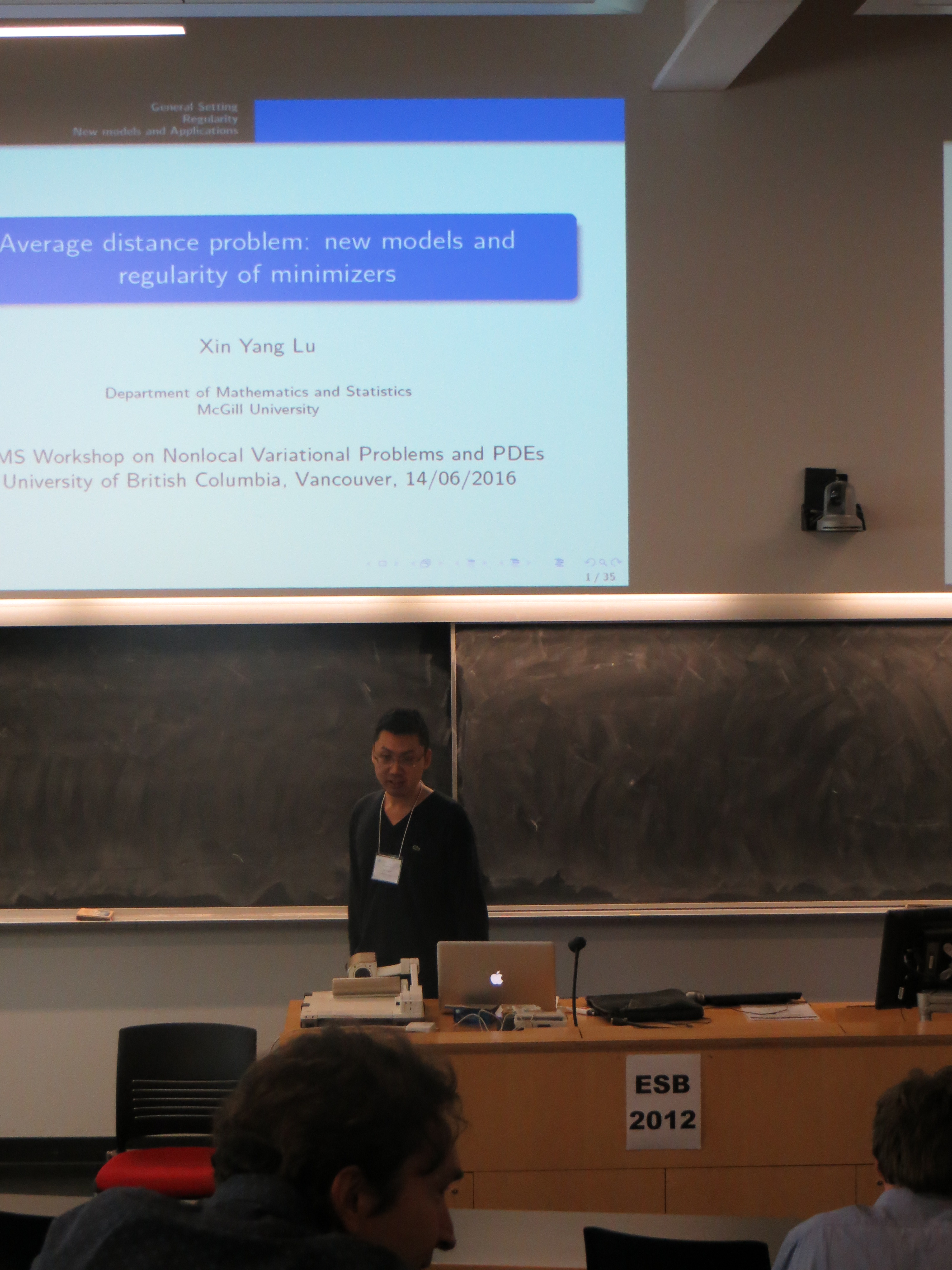 Pims Workshop On Nonlocal Variational Problems And Pdes